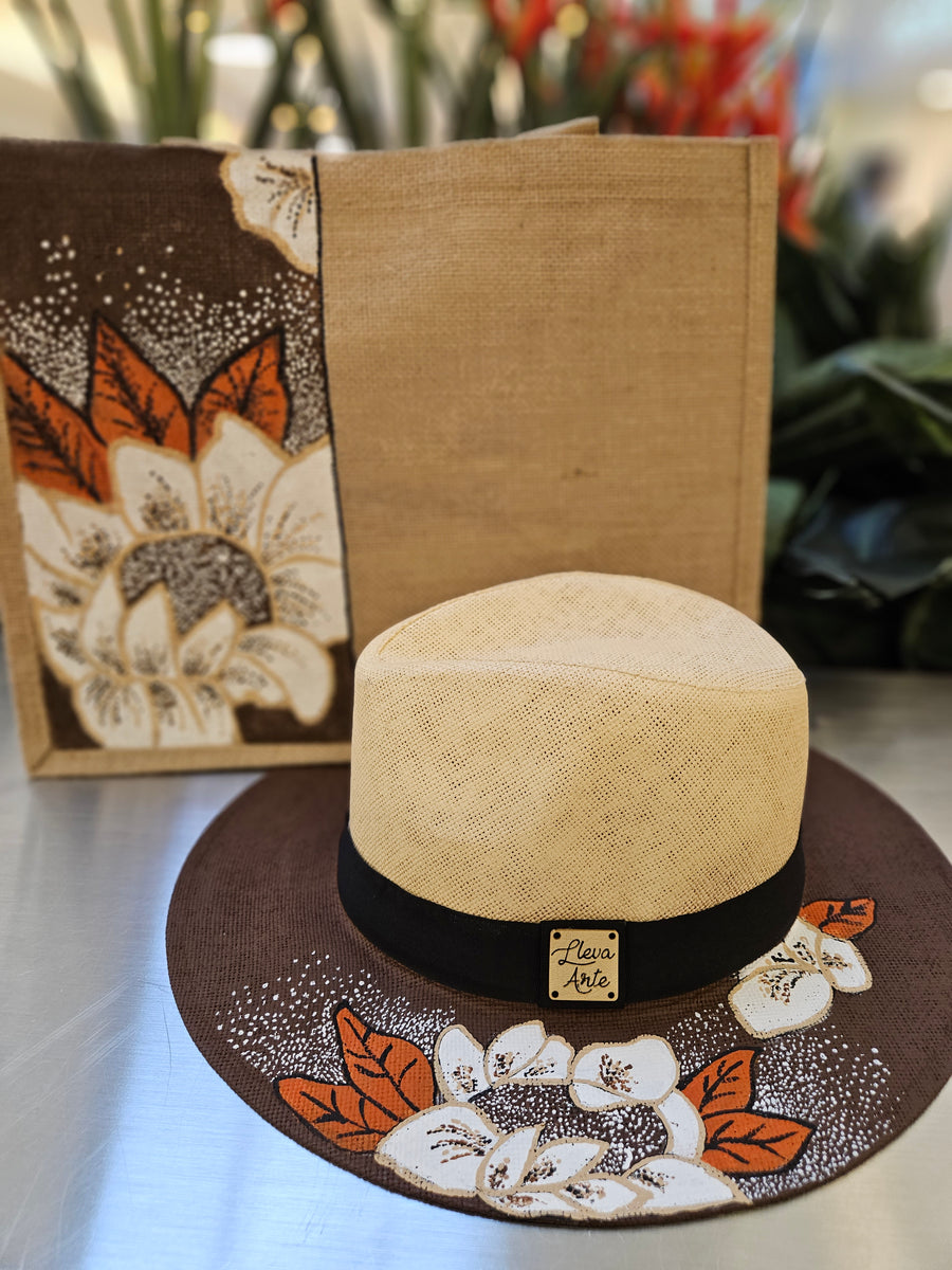 Brown and flowers – Lleva Arte